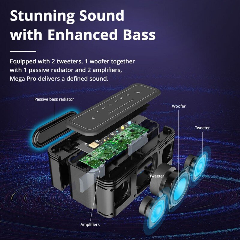 Buy Tronsmart Mega Pro Bluetooth Speaker online in Pakistan - Tejar.pk
