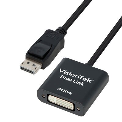 Buy VisionTek DisplayPort to Dual Link DVI-D Active Adapter (M/F ...