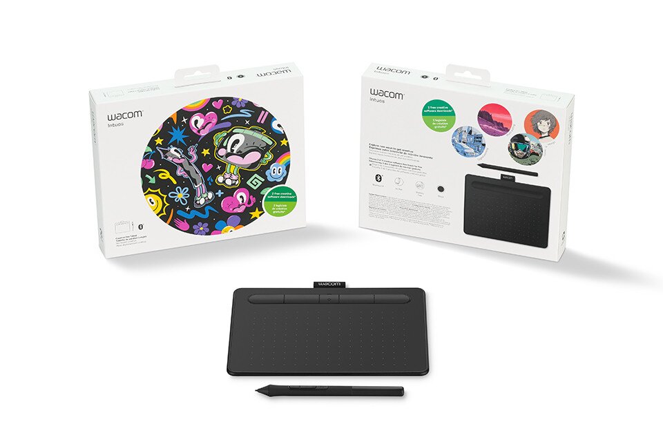 Buy Wacom Intuos S Wireless Graphics Drawing Tablet - Black online in ...