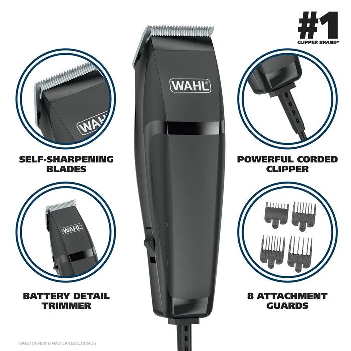 Buy Wahl HomeCut Combo Corded Hair Clipper and Cordless Trimmer Combo ...