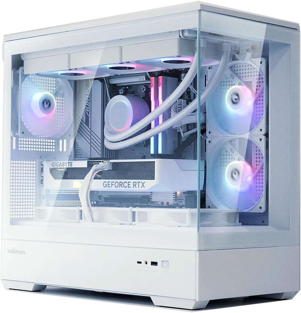 Buy Zalman P30 mATX Panoramic Glass Mini-Tower PC Case online in ...